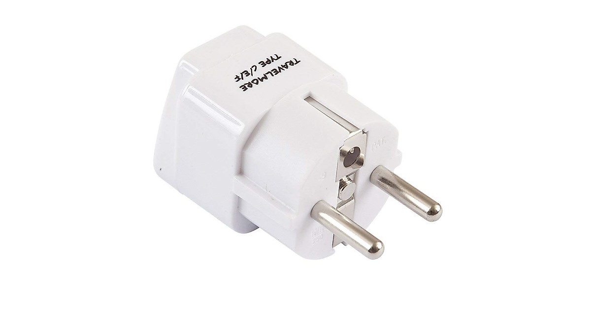 European Travel Adapter Pack for Europe Outlets - Type C, E & F