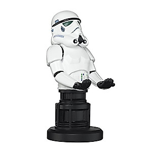 Exquisite Gaming: Star Wars: Stormtrooper - Original Mobile Phone & Gaming Controller Holder, Device Stand, Cable Guys, Collectable Licensed Figure