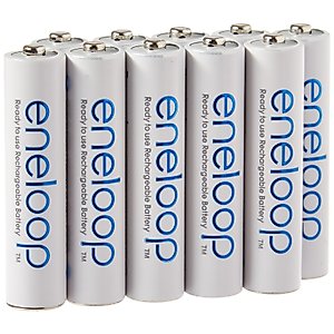 Eneloop TS-9RO6-4EQX AAA 4th generation 800mAh Min. 750mAh NiMH Pre-Charged Rechargeable Battery with Holder Pack of 10