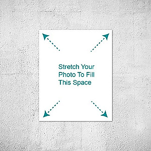 SIGNLEADER Canvas Prints with Your Photos, Personalized Canvas Wall Art, Custom Portrait Photo on Canvas - 8x10 inches