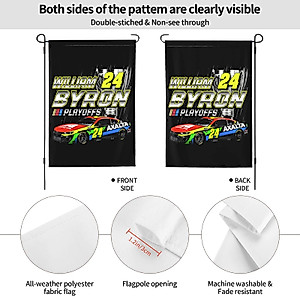 William Byron 24 12.5"x18" Welcome Garden Flag Double Sided Printing Vertical Banners Yard Farmhouse Outdoor Indoor Decoration Holiday Flag Party Signs