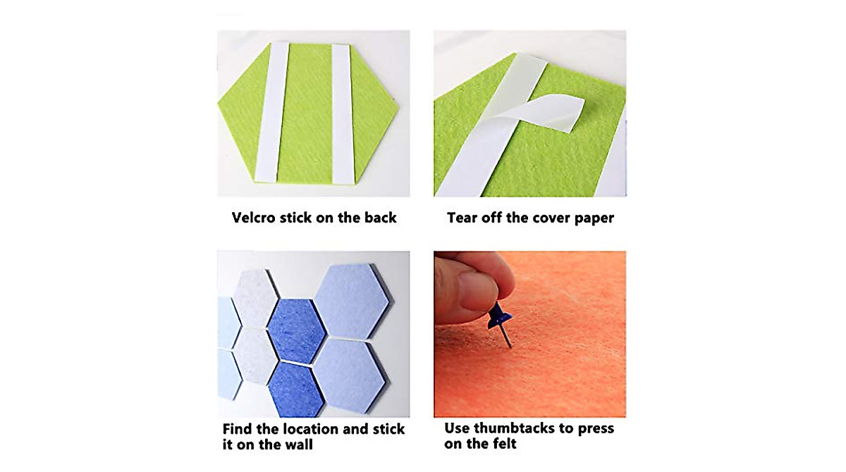 Felt Wall Sticker - DIY 3D Decoration for Kids Rooms