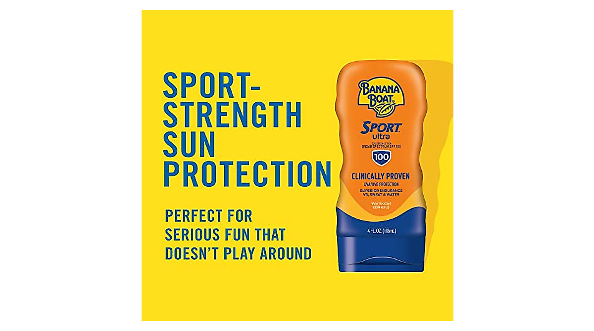 Banana Boat SPF 100 Sunscreen Lotion for All Sports