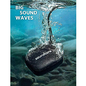 Soundcore Anker Icon Mini, Waterproof Bluetooth Speaker with Explosive Sound, IP67 Water Resistance (Black)