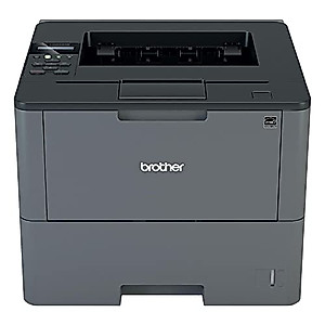 Brother HL-L6200DW Wireless Monochrome Single-Function Laser Printer for Office, Gray - Print only - 48 ppm, 1200 x 1200 dpi, 8.5 x 14, 256MB Memory, Auto Duplex Printing, 520 Sheet, Ethernet, CBMOUN