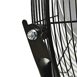 A A IN ET010 20″ High Velocity Floor Fan, 6000 CFM Industrial Metal Fans for Industrial Garage Shop, 3 Speed Settings