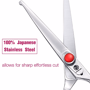 6" Kids Hair Cutting Scissors Safety Rounded Tips Kids Haircut Scissors Hair Cutting Shears for Children Baby Toddler Girls Boys Men Women Japanese Stainless Steel Silver Christmas Gift Univinlions