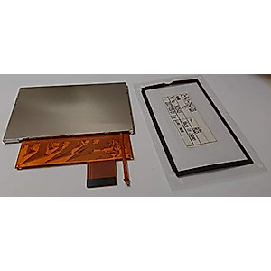 TOTALCONSOLE LCD Screen Replacement for PSP 1000 1001 Series w/Backlight & Cushion Gasket Sony OEM Original, Silver (TC-95222)