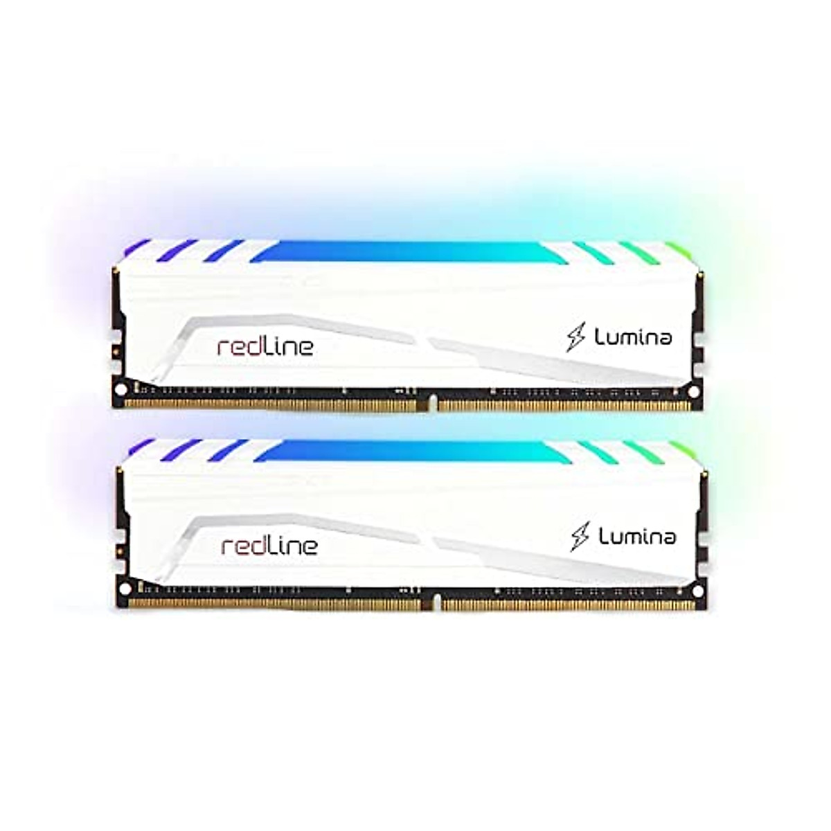 Mushkin Redline RGB White - DDR4 UDIMM - 64GB (2x32GB) 3600MHz CL-16-288-pin1.35V Desktop Ram - Non-ECC - Dual Channel - Lumina Heatsink (MLB4C360GKKP32GX2)