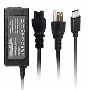 USB C Charger Laptop Chrombook Charger Type C Charger for Lenovo 45W USB Type C for HP Chromebook Charger for Dell Charger 45W USB C Mac Book Charger USB C 45W USB Laptop Charger Android Charger USB C