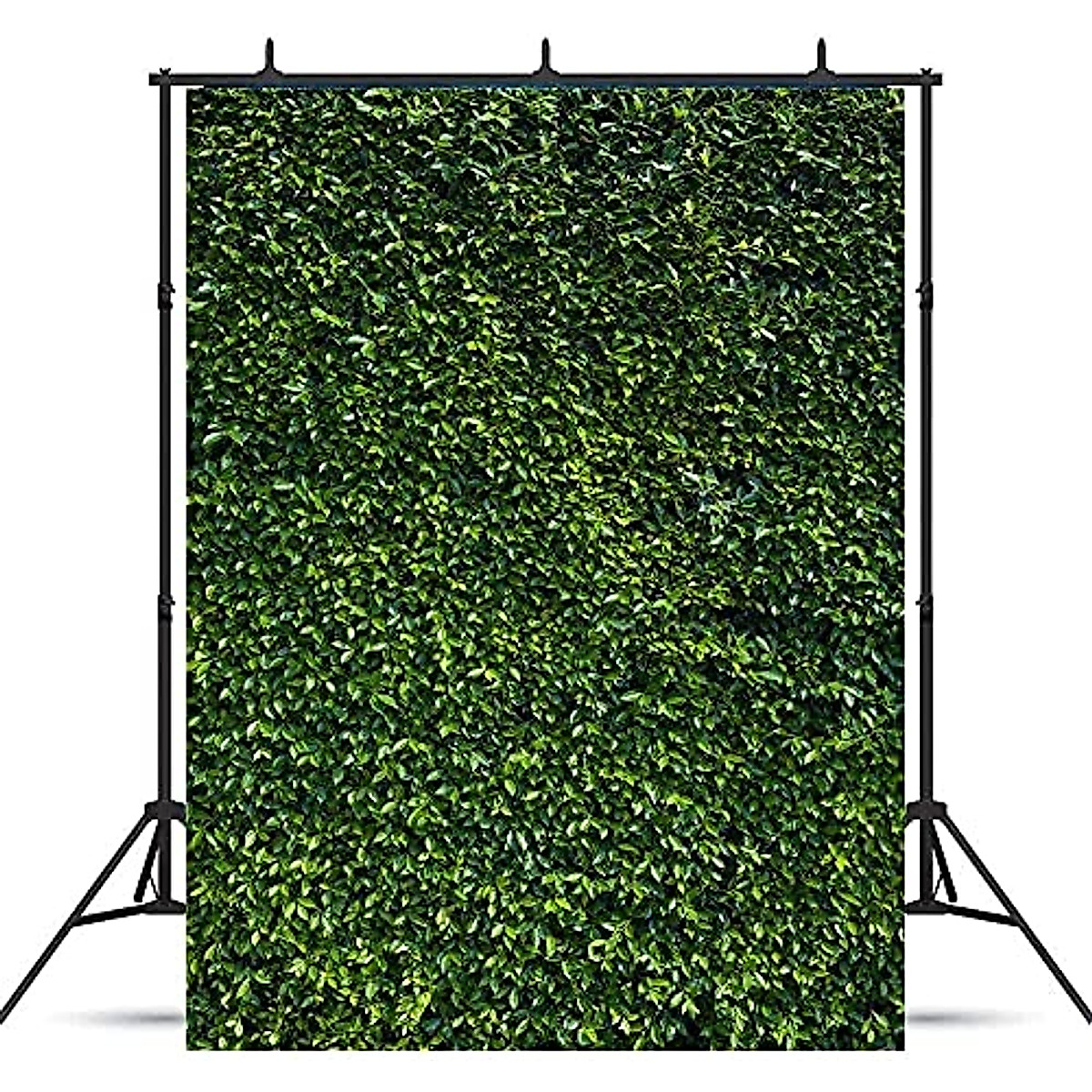 XLL Nature Spring 3D Green Leaves Photography Backdrops Newborn Baby Shower Photo Background Wall Art Wedding Birthday Party Decoration Banner Studio Props Cake Table Booth 8x6ft