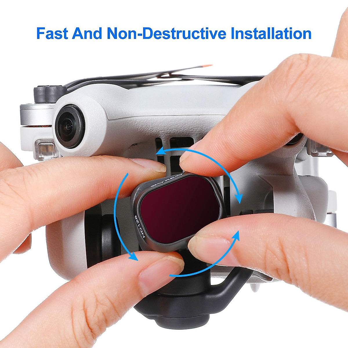 SKYREAT ND Filters Set for DJI Mini 4 Pro Accessories,6 Pack-(CPL, ND8, ND16, ND32, ND64,ND128)