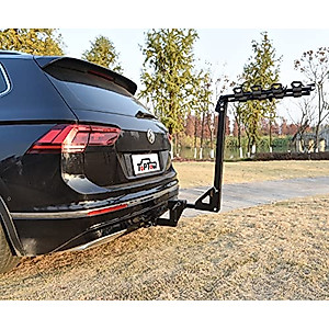 TOPTOW Trailer Hitch Extender Adapter 6" Riser/Drop, 2" Receiver, 2-in Shank, 10000lbs Capacity, with Hitch Lock and 2 Pack of Hitch Clamps…