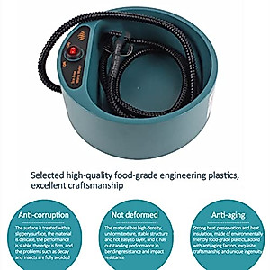 Pet Dog Bowl Food Winter Heating Feed Cage Constant Temperature 2L Bowls Feeder Products