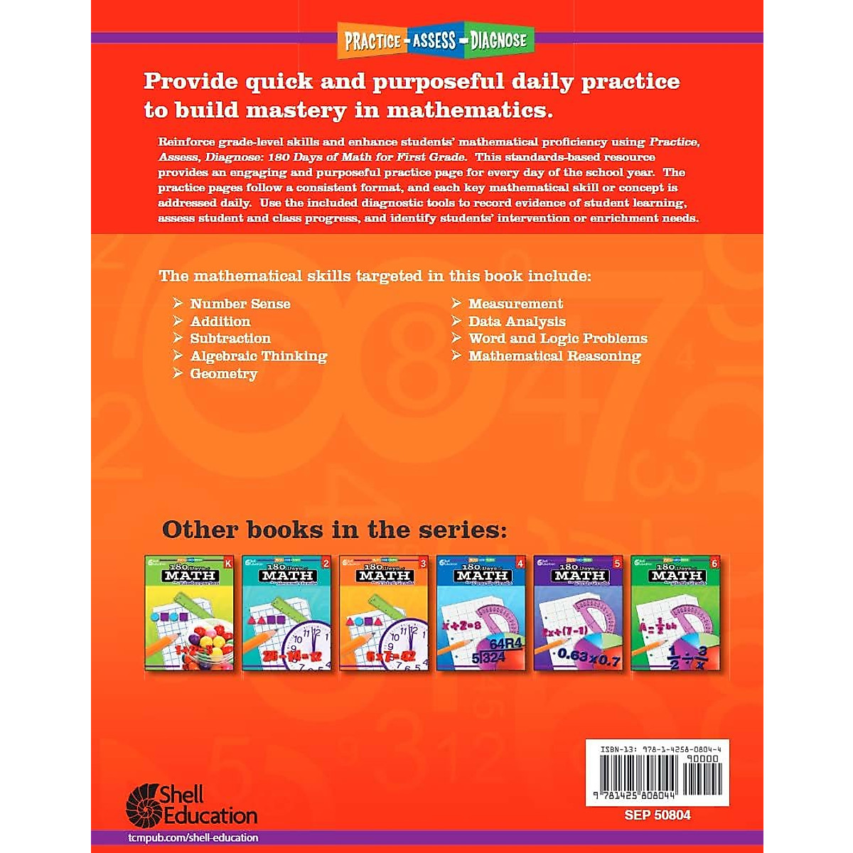 180 Days™: Includes Reading 2nd Edition, Writing, and Math for 1st Grade Practice Workbook for Classroom and Home, Cool and Fun Practice Created by Teachers (180 Days of Practice)