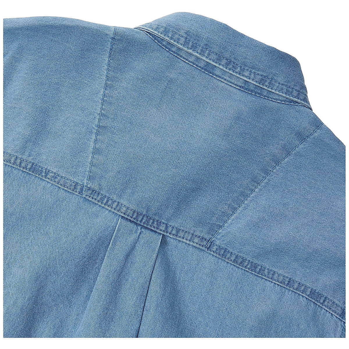 Wrangler Men’s Rugged Wear Basic One Pocket Denim Shirt