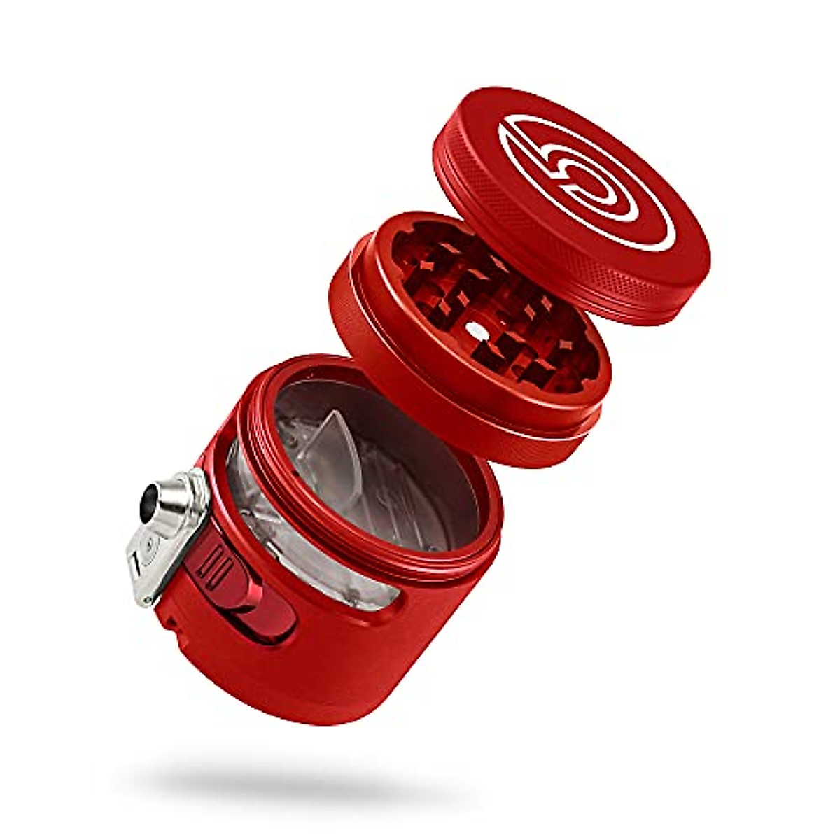 Tectonic9 MANUAL Grinder AUTOMATIC Dispenser Large 2.5" Aluminum Alloy