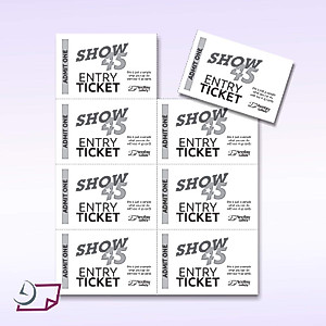 NextDayLabels - 8-1/2" x 11" Laser Printer/Ink Jet Blank Perforated Cards 8 up per Page - 4-1/4" x 2-3/4" Each Card (800 Cards - 125# Tag)