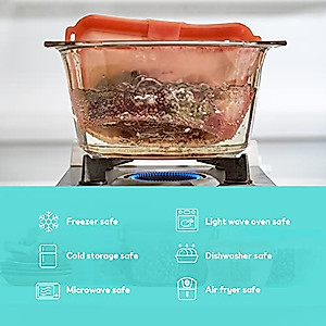 [SILLYMANN] Platinum Silicone Zip Top Reusable, Stand Up Storage Bag | Dishwasher-Safe, Eco-friendly, Easy Cleaning, Portable | Lunch Bag, Sandwich Containers | 34 Oz, Coral (Coral)
