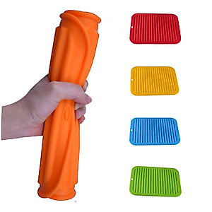 OKUMEYR Drain Tray Drying Mat Insulation Pad Silicone Mat Mat Large