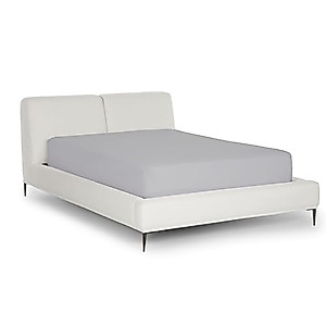 Fitted Sheet Full Size - Premium 1800 Microfiber - Ultra-Soft - Deep Pocket Sheets - Durable and Long Lasting - Full Fitted Sheet Only (Full, Light Grey)