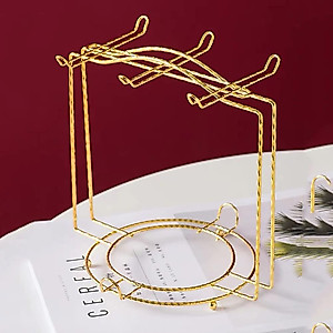 YY YEARCHY Coffee Cup Stand Holder Display Stand Mug Tea Rack Cup and Saucer Countertop Storage Organizer Dryer Hook Decoration