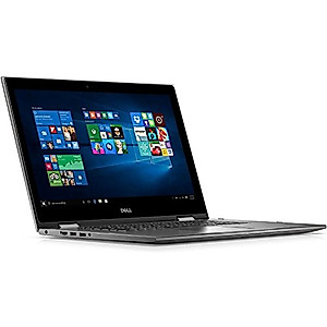 Dell i5568 15.6" FHD 2-in-1 Laptop (Intel Core i7-6500U 2.5GHz Processor, 8 GB RAM, 1 TB HDD, Windows 10) Gray