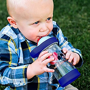 The First Years Mickey Sip & See Toddler Water Bottle w/Floating Charm, 12 Oz