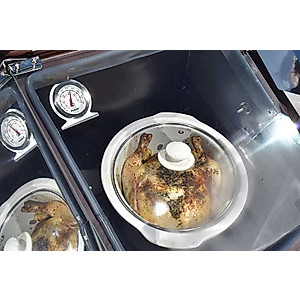 The All-American Sun Oven ** Outdoor Solar Oven / Dehydrator / Slow Solar Cooker with Extra Large Cooking Chamber ** For Home Cooking, Base Camp, Disaster Prep, Family Camping, Homesteading, RV Travel, Remote Living