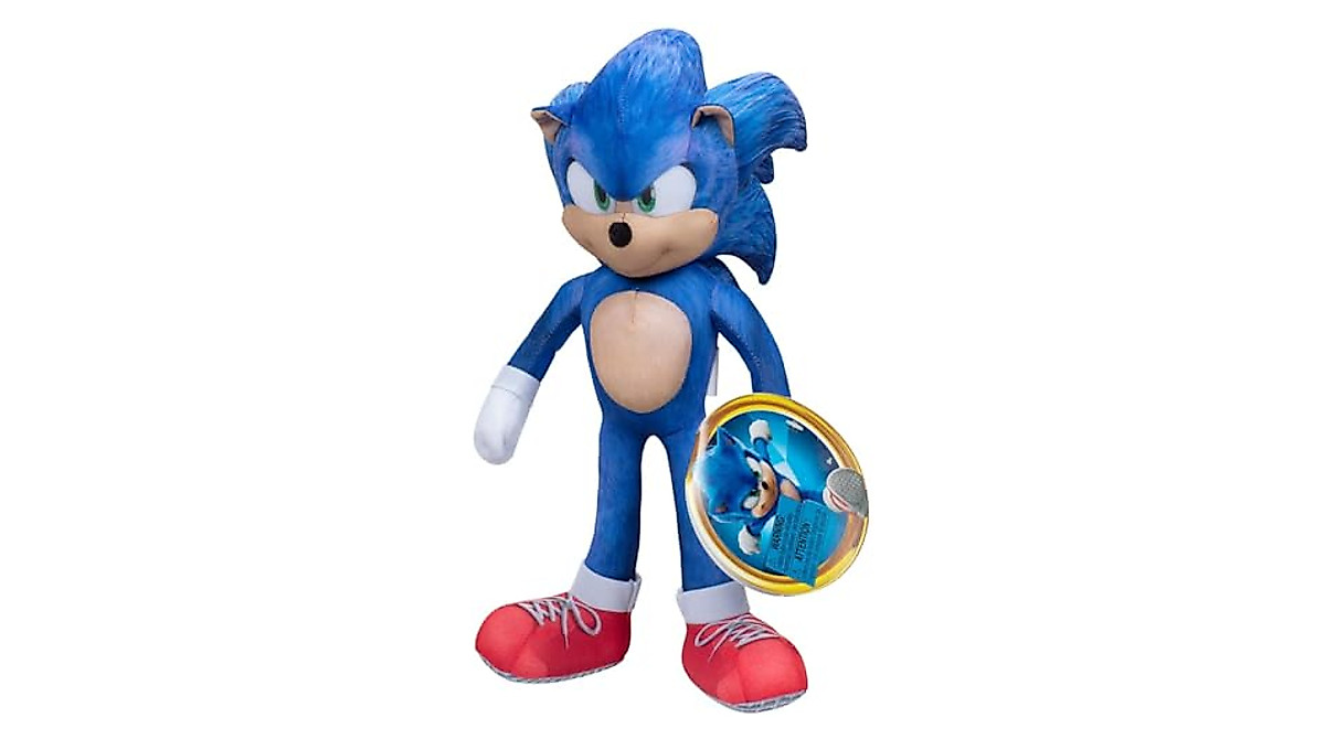 Talking Sonic Plush from Sonic Movie 2 - 13"