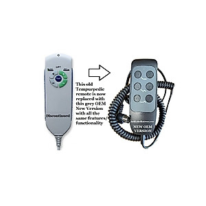 Replacement Remote for Tempurpedic TES B3111-220 New 2019 Black Version - See Pics