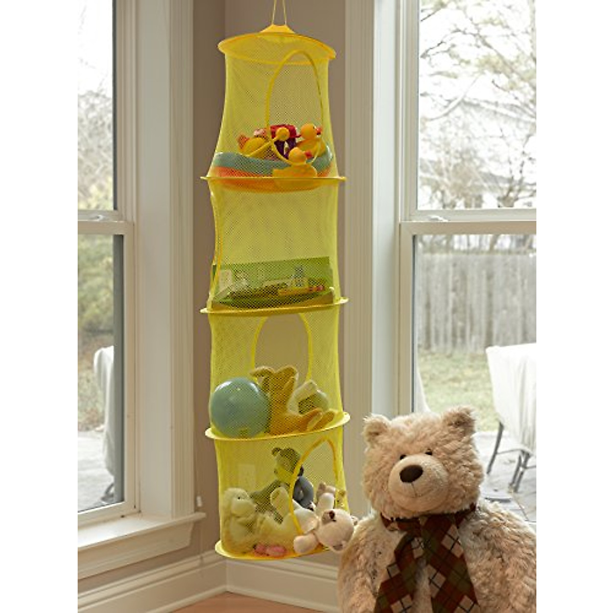 S&T INC. S & T Nursery-Hanging-Organizers, Yellow