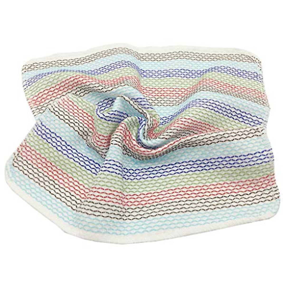 Mia'sDream Cleaning Rags Tidy Cotton Dish Cloths Dish Rags Cleaning Cloth, Absorbent Odor Free Dishcloths Kitchen Dish Towels, 13inch x 13inch 8 Pack Multi Colors