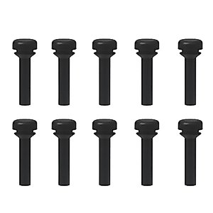 10 Pack WB02X24790 Gas Stove Grate Bumpers Rubber Feet Compatible with GE Range Burner Cafe Stove Top Cooktop, Black Grates Rubber Foot Pads Replacement Parts