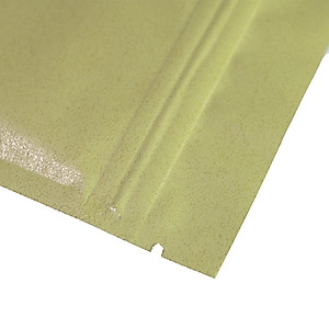 100 Assorted Translucent/Silver/Colored Flat Metallic Foil Zip Top Bags Pouch 8.5x13cm (3.3x5.1") (Mixed)