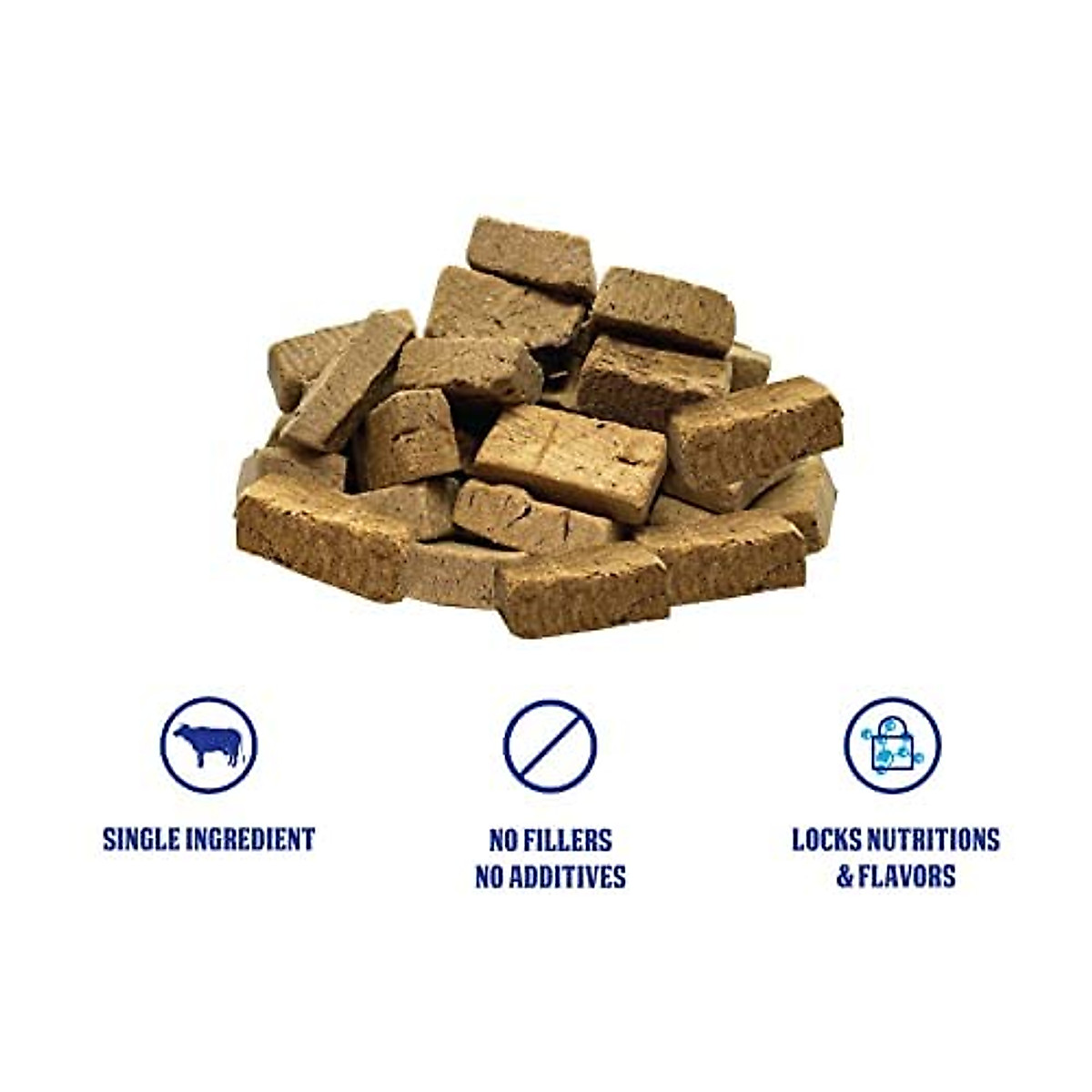 Nutri Bites (Value Pack) Beef Liver Pets Treats Freeze Dried Premium Quality Single Ingredients High Protein 17.6 OZ for Dogs and Cats