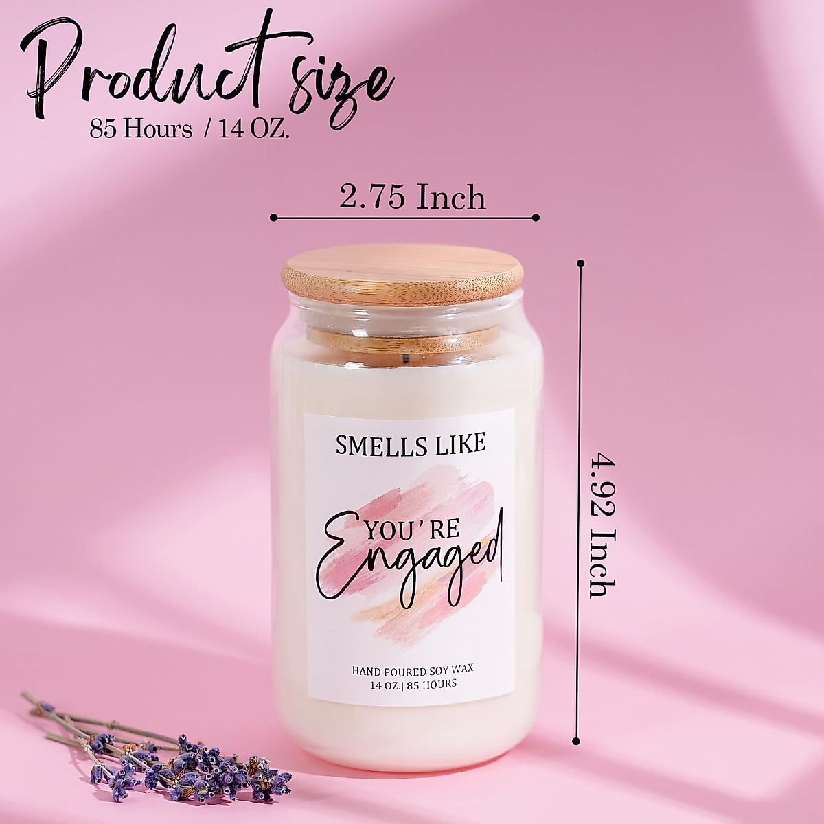 Engagement Gifts for Couples Engagement Candle Gifts for Newly Engaged Couples Engagement Gifts for Her Engaged Gifts Engaged Candle Engagement Party Gifts for Couples Women Her Future Mrs Gifts 14oz