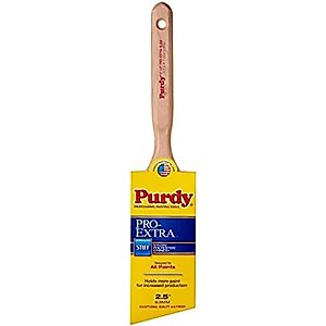 2-1/2" Purdy 144152725 Pro-Extra Glide Angled Sash Paint Brush, Tynex Chinex & Orel
