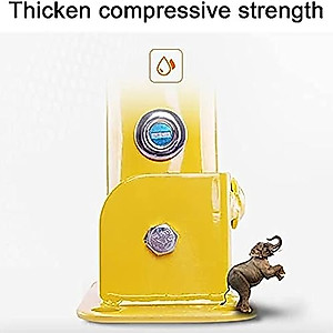 JIAYOYO Parking Space Lock,Folding Parking Barrier Manual Parking Space Lock,Safety Bollard with Built-in Lock,60cm