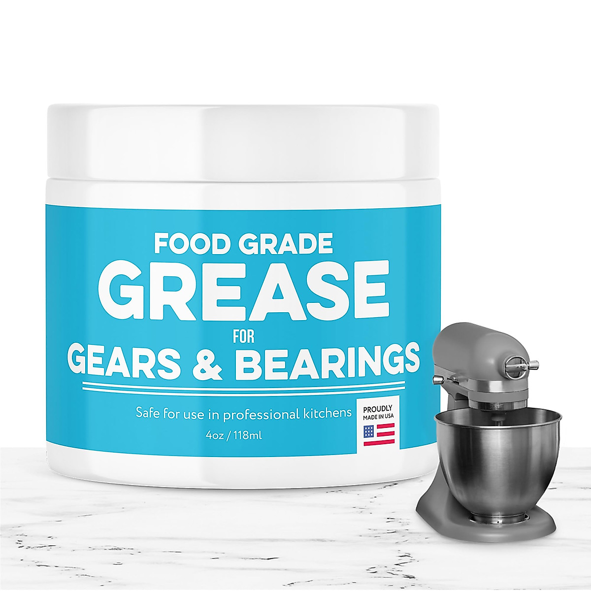 Impresa Products 4 Oz Food Grade Grease for Stand Mixer Universally Compatible- MADE IN THE USA