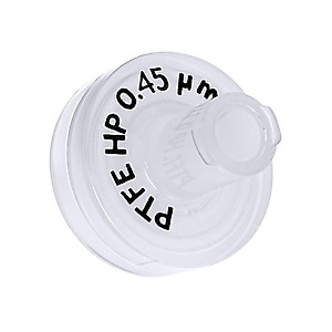GVS Filter Technology, Syringe Filter, ABLUO, 13mm, PTFE HP Membrane, 0.45µm, PP Housing, 10/pk