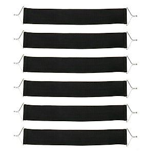 MEETOOT 6pcs Zero Gravity Chair Reinforcement Belts Reinforcing Strips Suitable for 40-50cm Wide Zero Gravity Chair