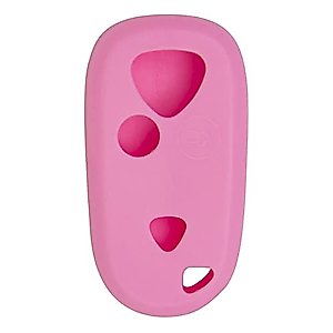 Keyless2Go Replacement for New Silicone Cover Protective Case for Remote Key Fobs with FCC E4EG8D-444H-A - Pink