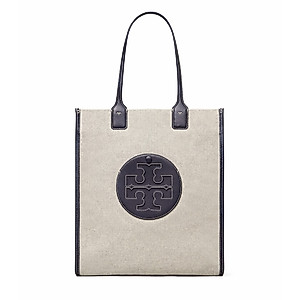 Tory Burch Women's Ella Canvas NS Tall Tote Handbag
