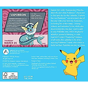 Pokemon 2021 Day-to-Day Calendar