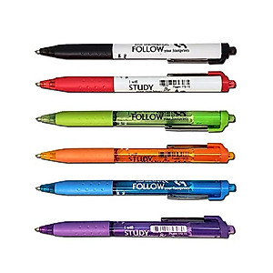 G.T. Luscombe Company, Inc. Paper:Mate InkJoy Bible Study Note Pen Kit | Comfortable, Fast Drying, Smooth No Bleed Ballpoint Pens | No Smearing or Fading | Vivid Multicolor- Set of 6 (New Packaging)
