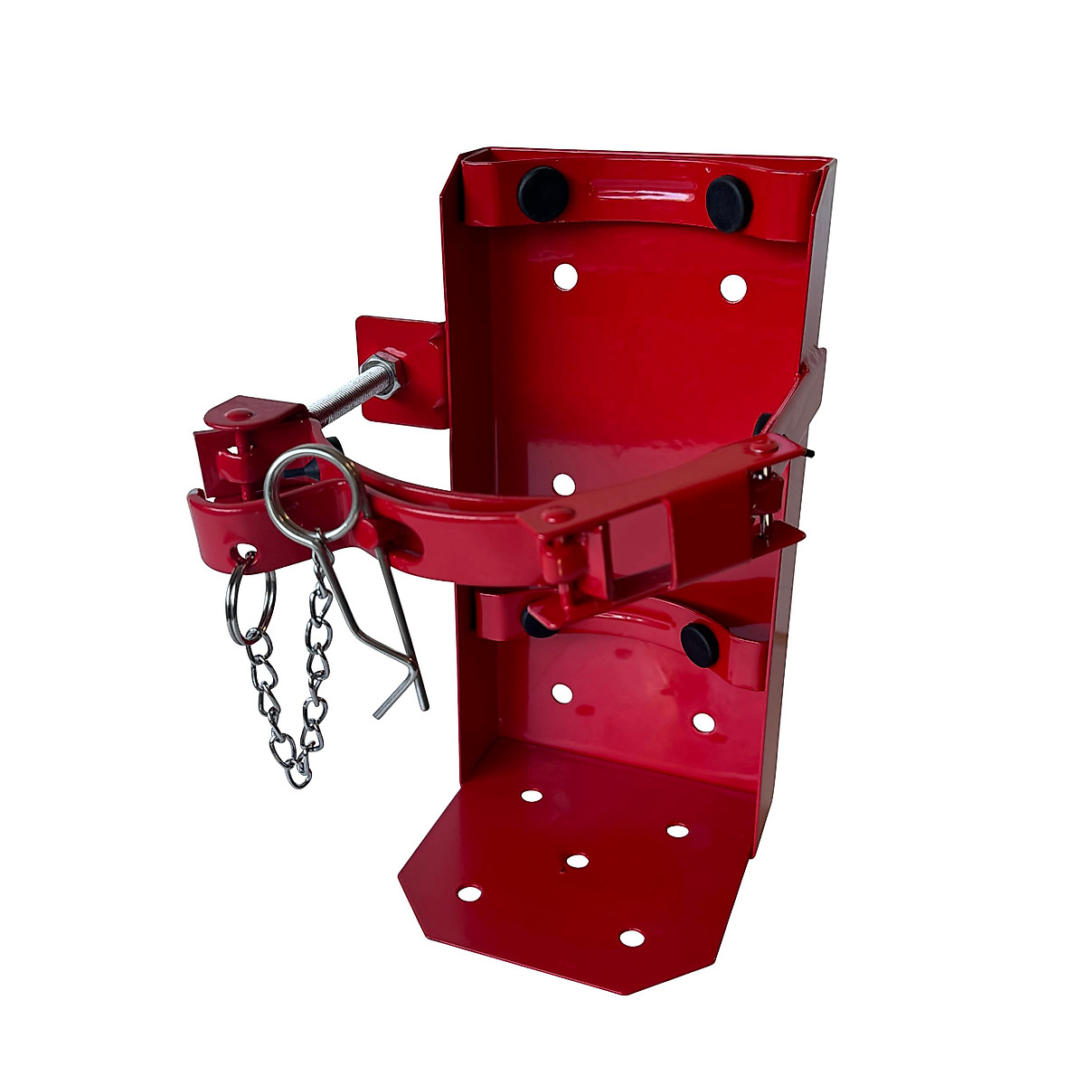 Heavy Duty 10 LB Fire Extinguisher Mount Bracket for Vehicle and Building for 10lb Dry and/or 5lb Co2 5.25" Diameter, Generic for 809 by amerex