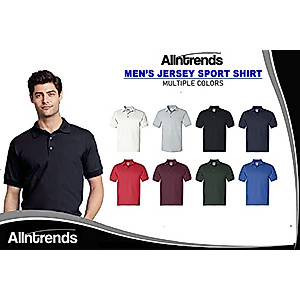 ALLNTRENDS Men's Polo T Shirt US Army Embroidered Military USA Army (L, Forest Green)