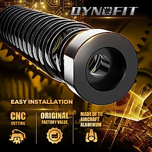 Dynofit Front leveling kit fit 1981-1996 F150 4WD, 1983-1996 Ranger 4WD, 1983-1996 Bronco II 4WD, 2" Lift Spring Spacers with 5/8" Stud Extenders