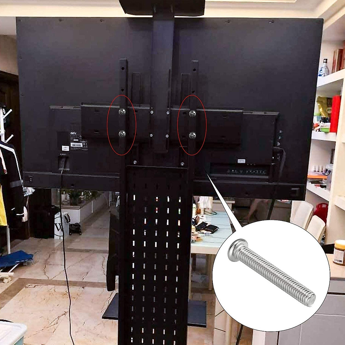 Yinpecly M2-0.4 x 4mm Machine Screws Metric Pan Head Phillips Drive Cross Head Screw 304 Stainless Steel Full Thread Fasteners Bolts Silver Gray 30Pcs Electrical Screws